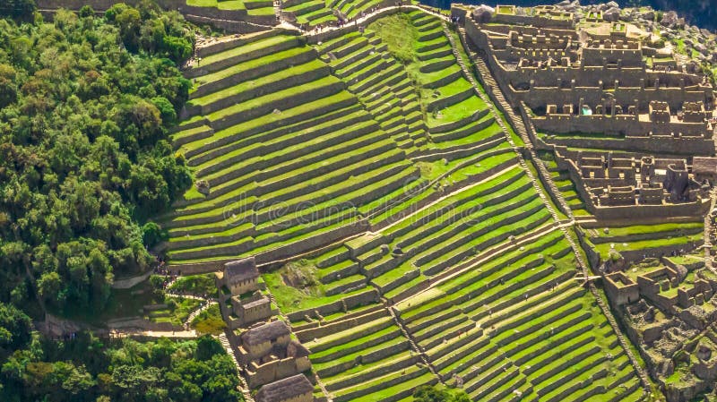 Machu Picchu, Peru. Aerial View Stock Photo - Image of peru ...