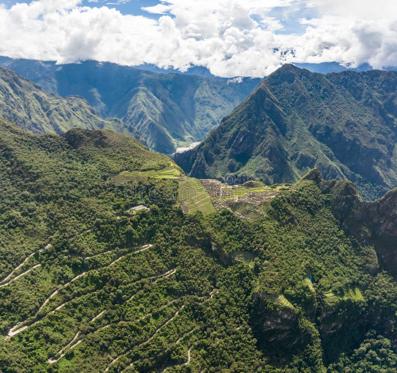 Machu Picchu, Peru. Aerial View Stock Image - Image of peruvian, city ...