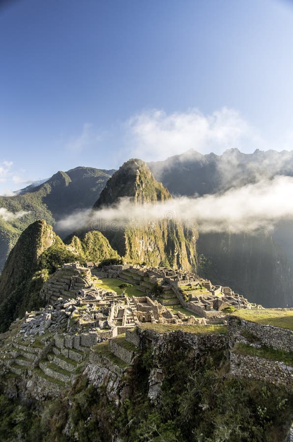 Machu Picchu, Peru stock photo. Image of sunrise, cuzco - 35436894