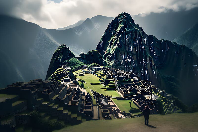 Machu Picchu, a Peruvian Historical Sanctuary. Neural Network AI ...