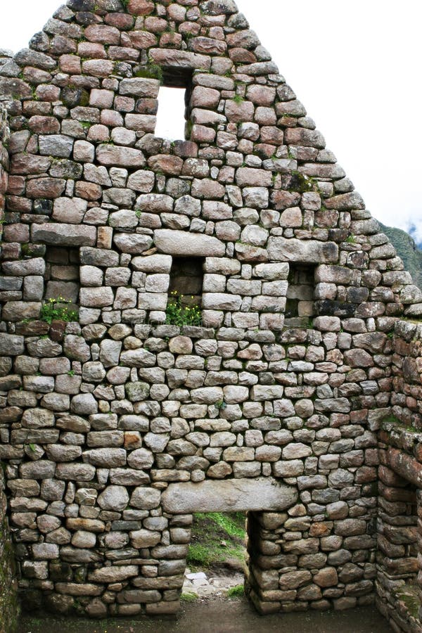 Machu Picchu Stonework stock image. Image of picchu, heritage - 46705235