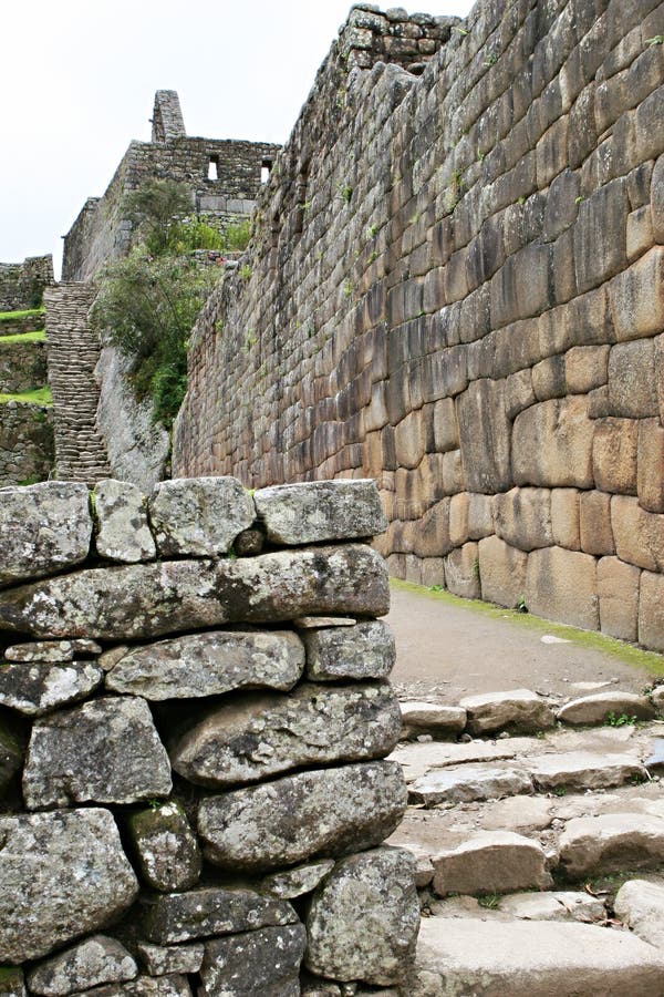 Machu Picchu Stonework stock image. Image of south, city - 46705383