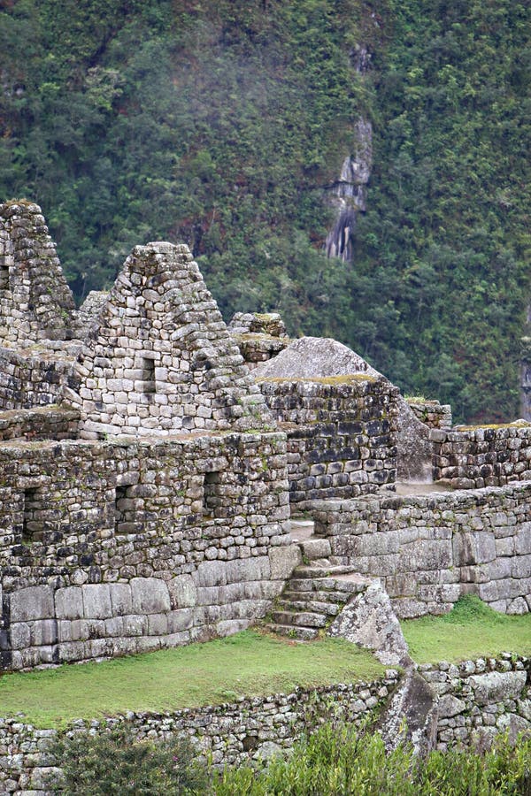 Machu Picchu Stonework stock image. Image of cusco, construction - 46705459