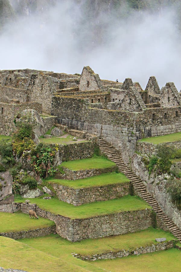 Machu Picchu Stonework stock photo. Image of archaeological - 48836594