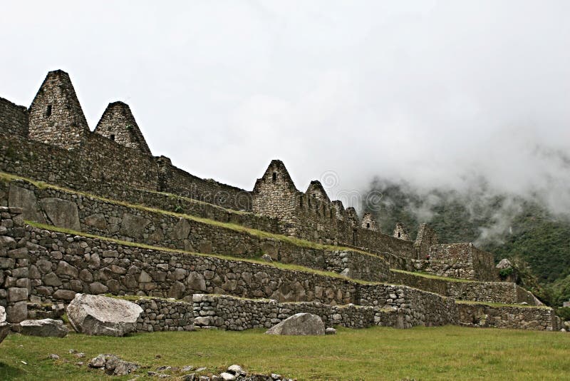 Machu Picchu Stonework stock photo. Image of city, machu - 56572874