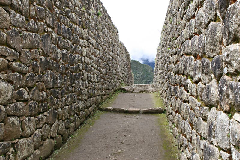 Machu Picchu Stonework stock image. Image of lost, andes - 56573067