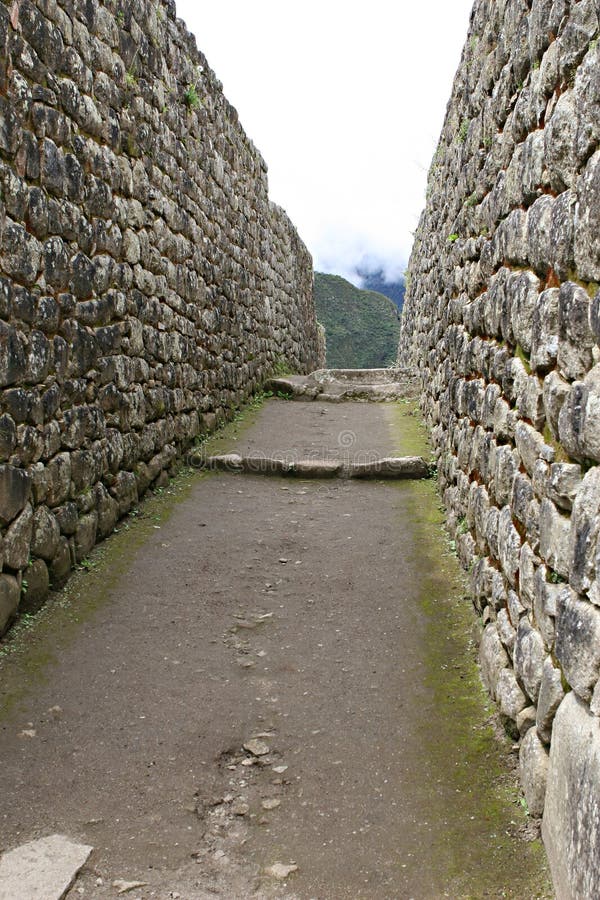 Machu Picchu Stonework stock photo. Image of heritage - 46410158