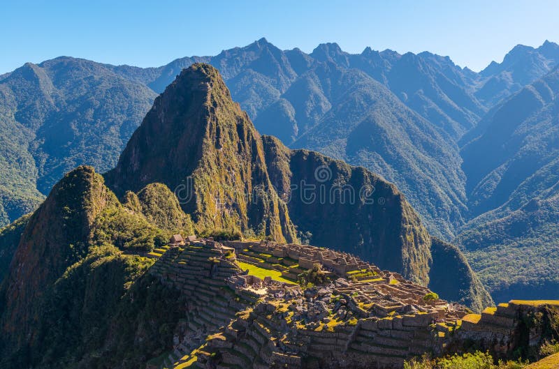 Machu Picchu Sunrise, Peru stock photo. Image of morning - 227616308