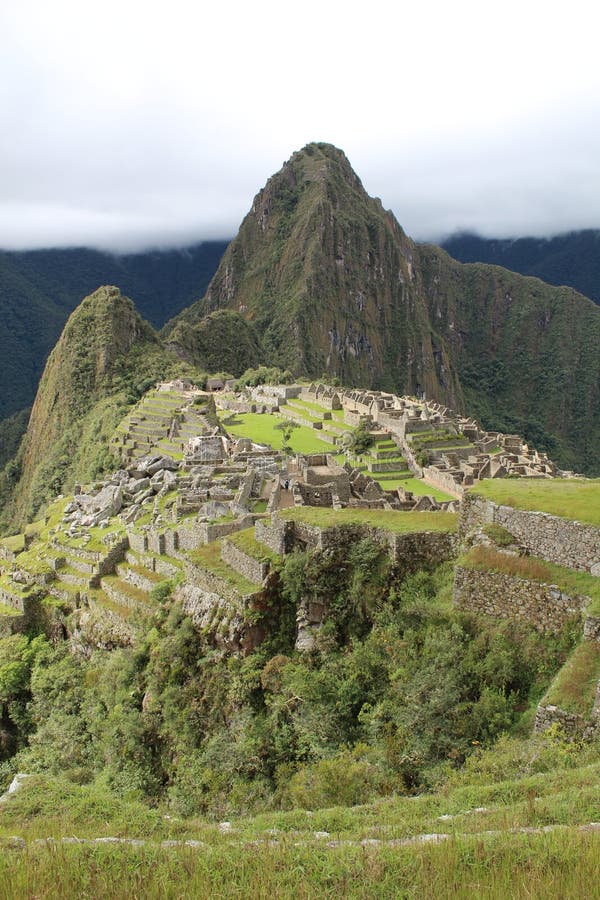 Machu pitchu view stock image. Image of pitchu, peru - 173497251