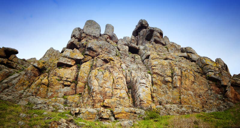 Macin Mountains stock image. Image of reef, geological - 20628083