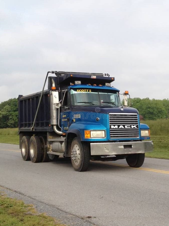 Mack editorial photography. Image of mack, work, dump - 50803312