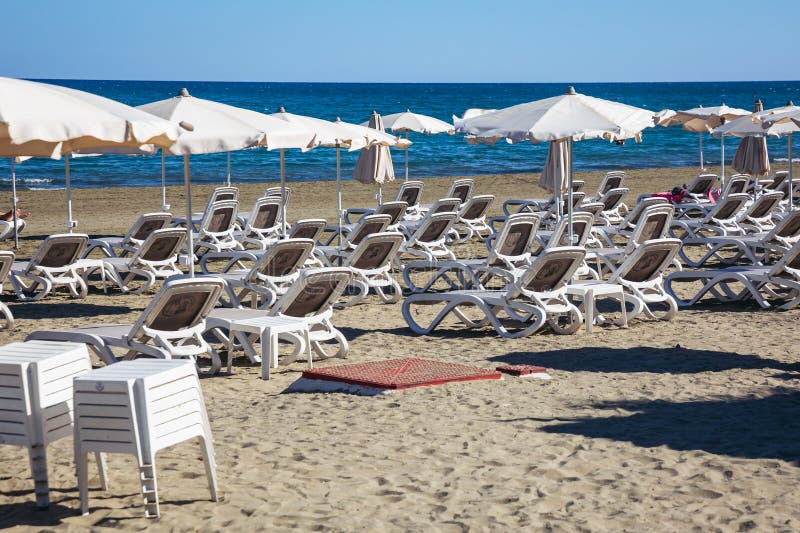 Mackenzie Beach in Larnaca, Cyprus Editorial Photography - Image of ...