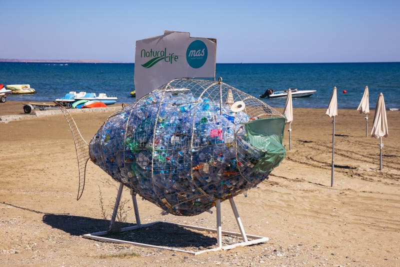 Mackenzie Beach in Larnaca, Cyprus Editorial Stock Image - Image of ...