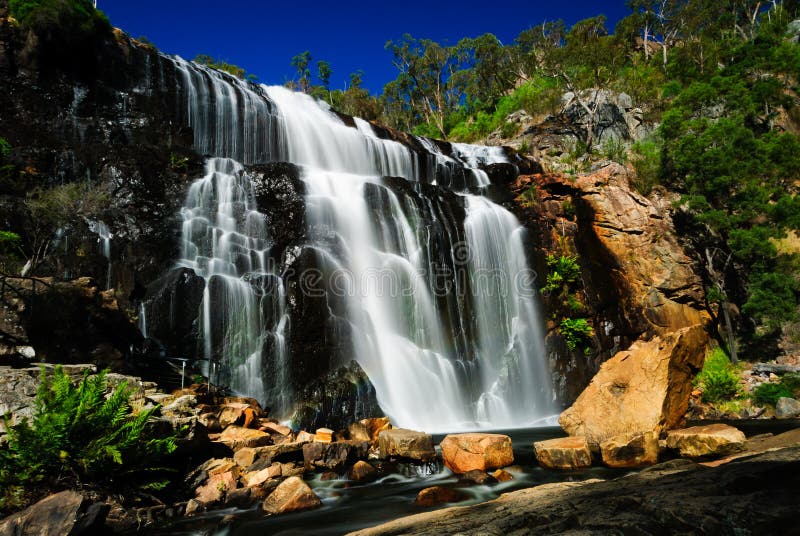 Mackenzie Falls Grampians Australia Stock Image - Image of blue, flow ...