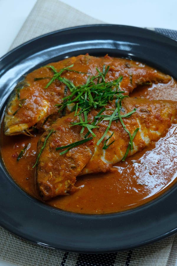 Mackerel in Dried Red Curry Stock Photo - Image of lime, lemon: 116696000