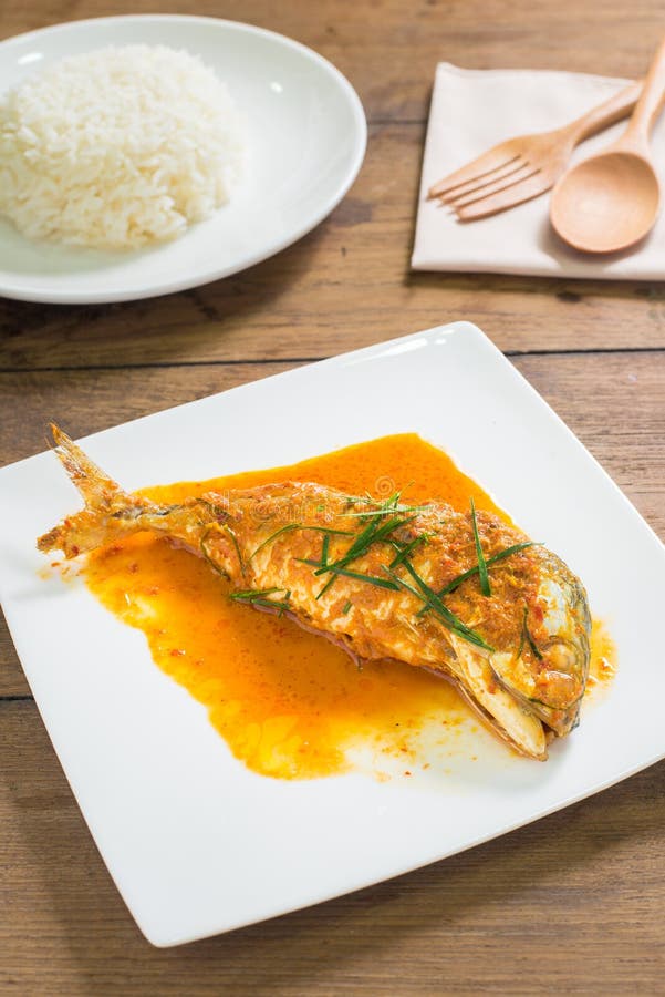 Mackerel in Dried Red Curry Stock Image - Image of prepared, asia: 57328077