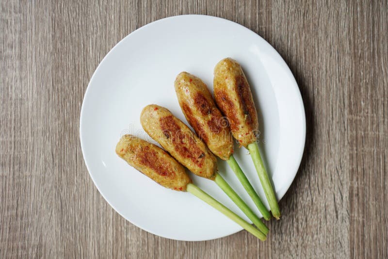 Mackerel fish satay stock image. Image of main, plate - 178870141