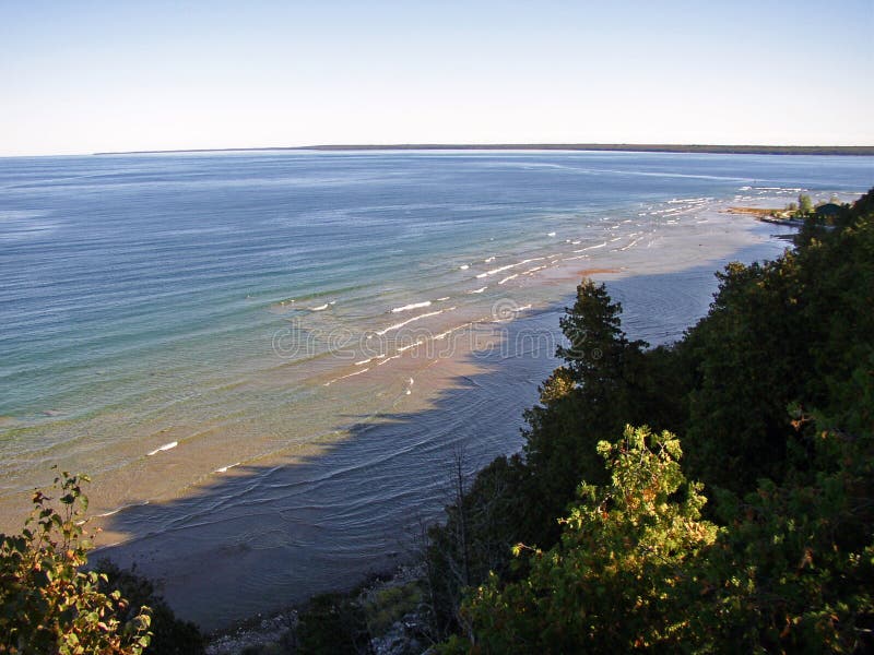 Mackinac Island, Michigan in Lake Huron Stock Photo - Image of tourist ...