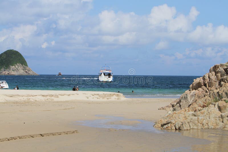 Ham Tin Beach , Sai Kung HK 2010 Stock Photo - Image of kung, peak ...