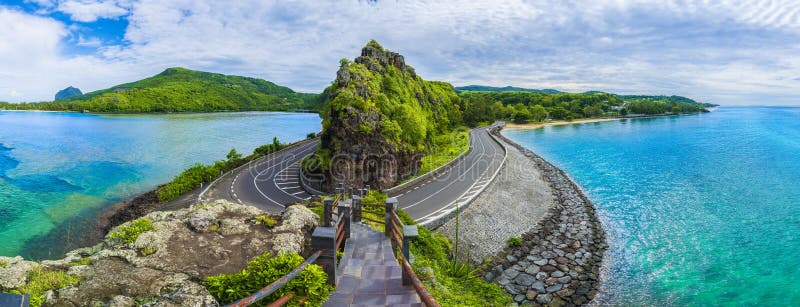 Maconde View Point, Baie Du Cap, Mauritius Island, Africa Stock Image ...