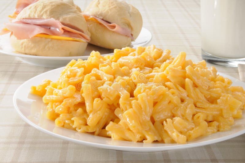 Macoroni and Cheese stock image. Image of bowl, cheddar - 22902403