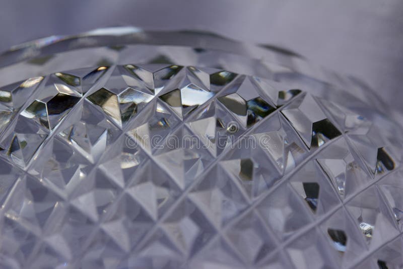 Macro Abstract Texture Background of Beautiful Hand Cut Lead Crystal ...