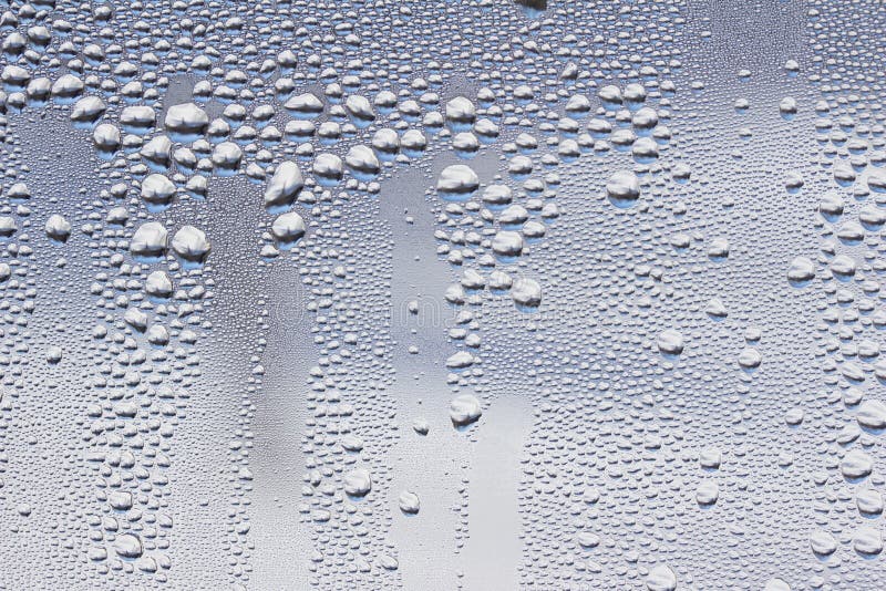 Macro Abstract Texture Background of Water Condensation on a Window ...