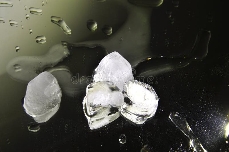 Ice Cubes on Mirror stock image. Image of icecube, chilled - 345471