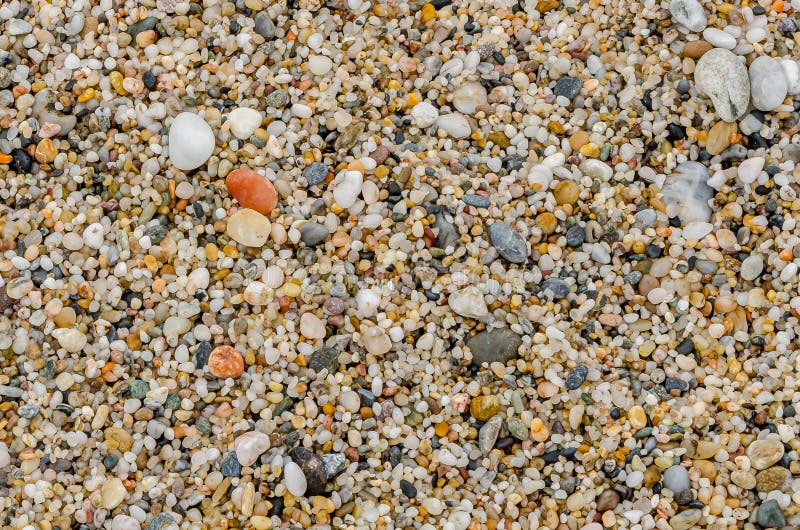 Macro Background of Small Polished Stones of Different Colors Stock ...