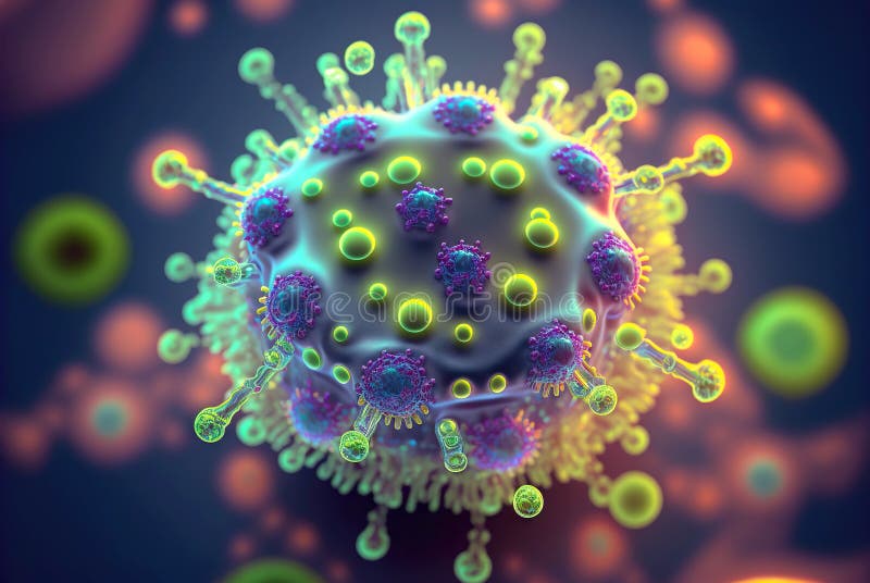 Macro of Bacteria. Microbiology Pathogen Cell Stock Photo - Image of ...