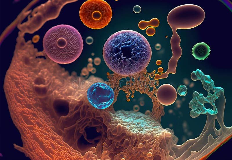 Macro of Bacteria. Microbiology Pathogen Cell Stock Photo - Image of ...