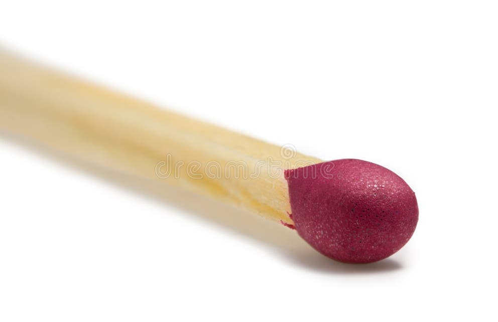 Macro of Big Red Match Stick Stock Photo - Image of close, macro: 14482994