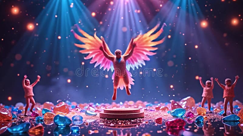 A Macro, Birds-eye View Captures a Dazzling Stage Performance ...