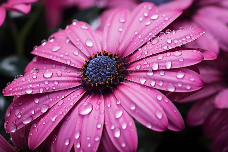 Macro Blooms: Captivating Close-ups of Exquisite Flowers Stock ...