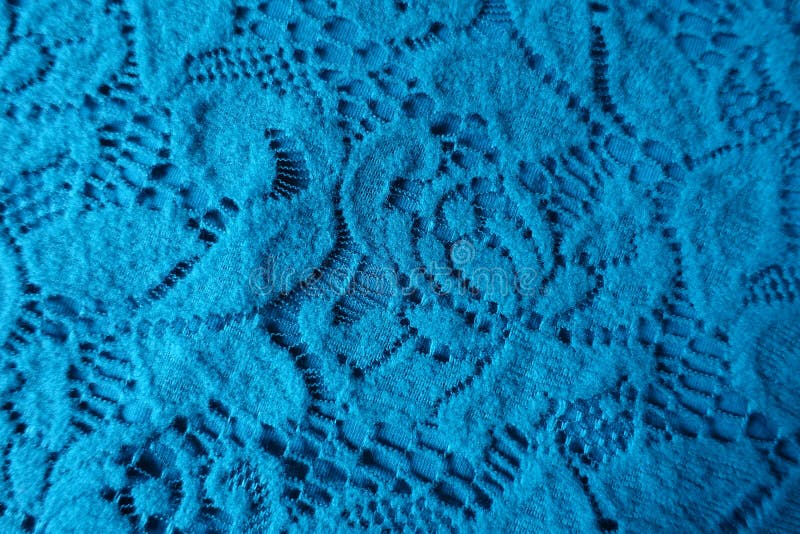 Macro of Blue Green Cotton Lace Stock Image - Image of backgrounds ...
