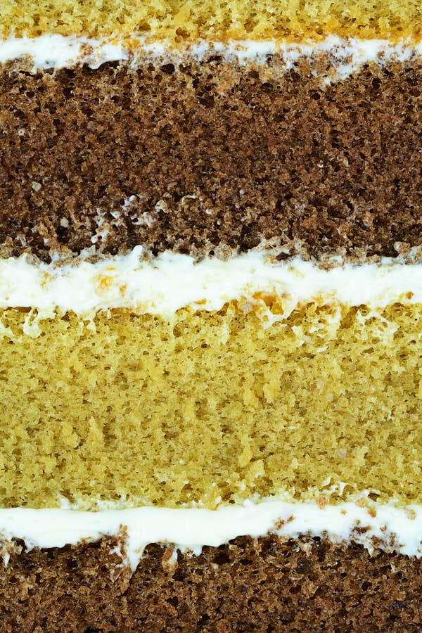 Macro of Cake Layer for Food Backround Stock Photo - Image of ...