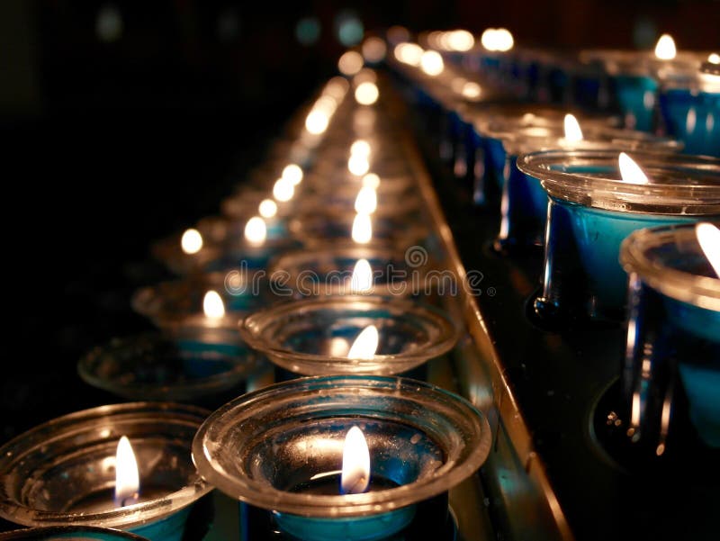 Macro candles stock image. Image of celebration, igniting - 49945649