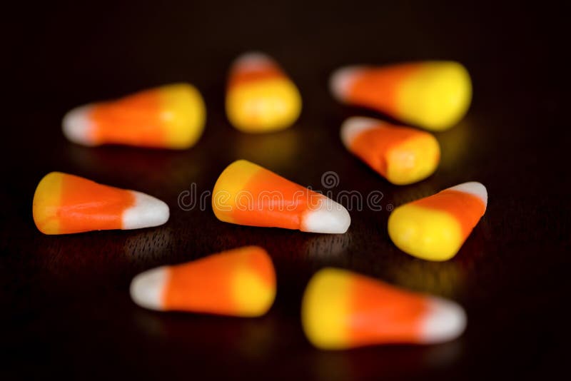 Macro Candy Corn stock photo. Image of soft, halloween - 101140950