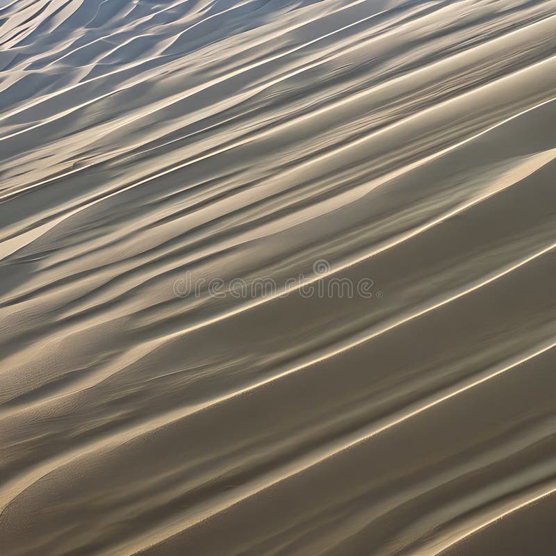 A Macro Capture of Sand Dunes in a Desert, Capturing the Abstract ...