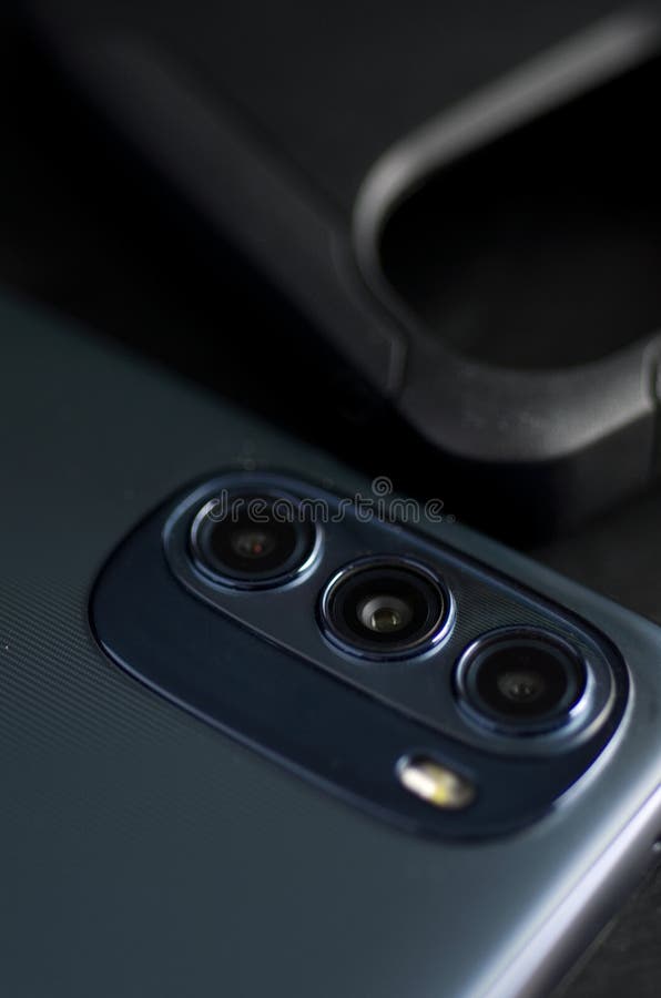 Macro of Cellular Phone Camera Lenses Stock Image - Image of macro ...