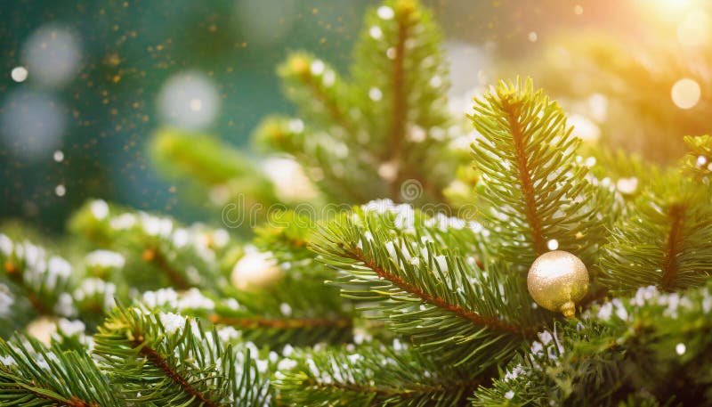 Macro Christmas Tree - Background - Generative AI Stock Illustration ... Macro Christmas Tree - Background - Generative AI Stock Illustration ...