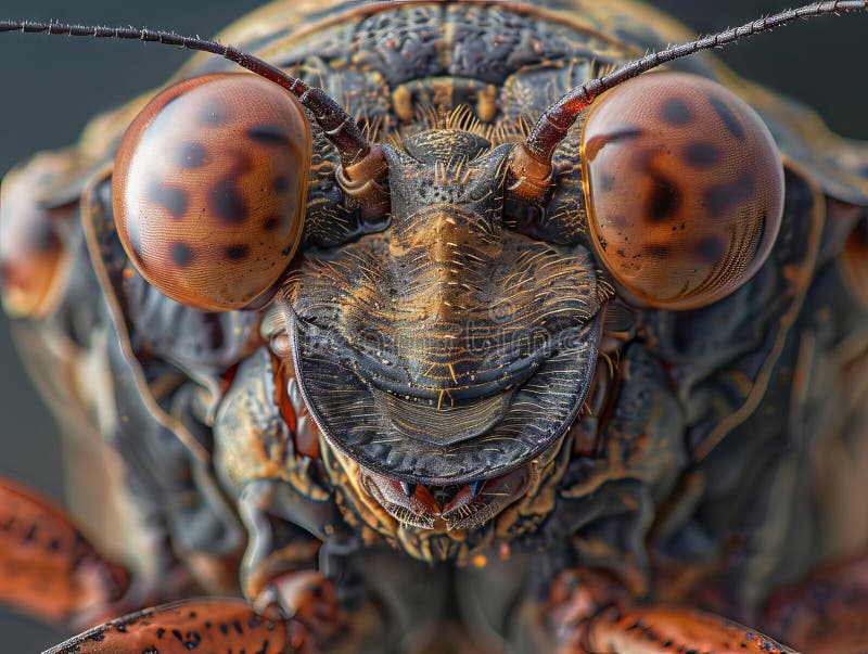 Cicada close up stock illustration. Illustration of close - 319718369