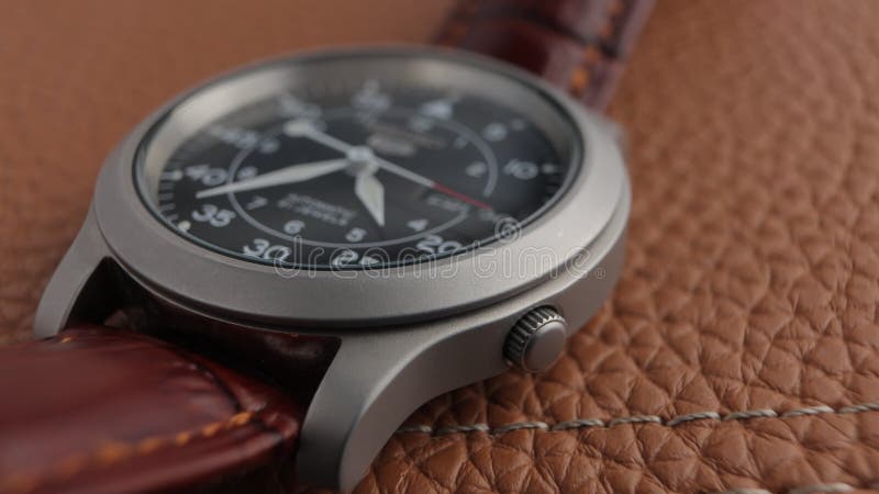 Automatic Watch with Ticking Hands Stock Footage - Video of date ...