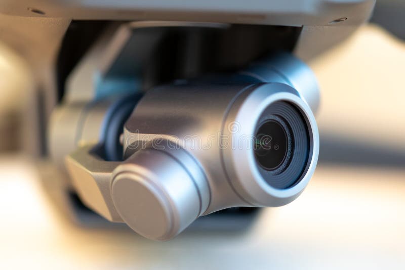 Macro Close-up of a 3 Axis Electronic Stabilized Digital Camera Gimbal ...