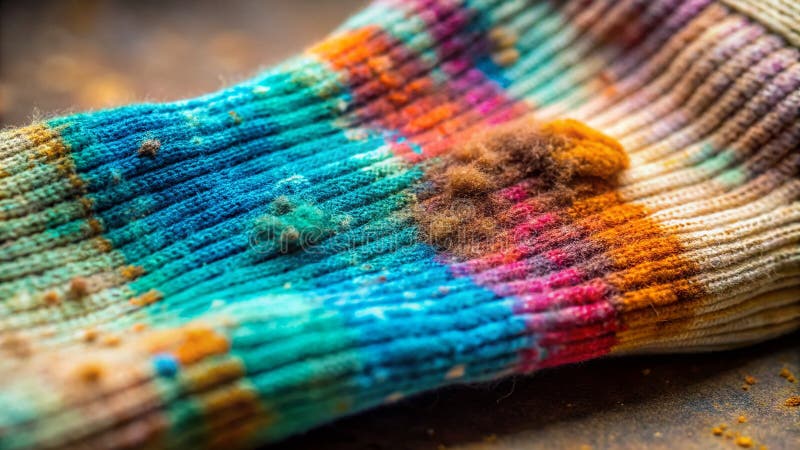 Removing Stubborn Stains from a Dirty Sock a Powerful Cleaning Concept ...