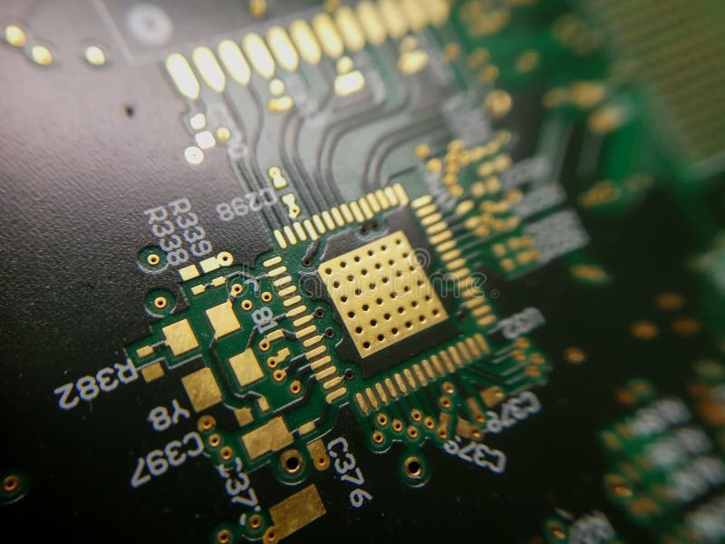 Macro Close Up of PCB QFN Footprint Stock Image - Image of engineering ... Macro Close Up of PCB QFN Footprint Stock Image - Image of engineering ...