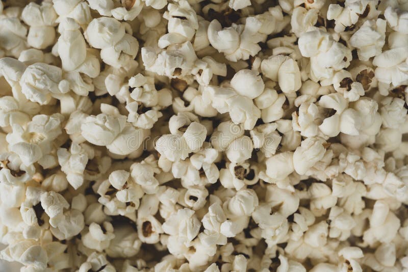 Macro Close Up of Pop Corns Stock Photo - Image of healthy, yellow ...