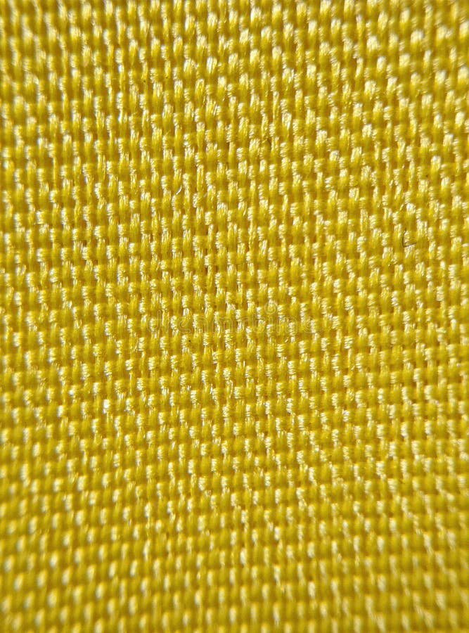 Macro Close-up of Texture Yellow Fabric Cloth Textile Background Stock ...