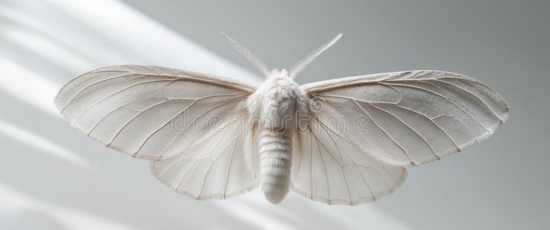 Macro Closeup of Delicate Moth Wings Showing Intricate Texture. Stock ...