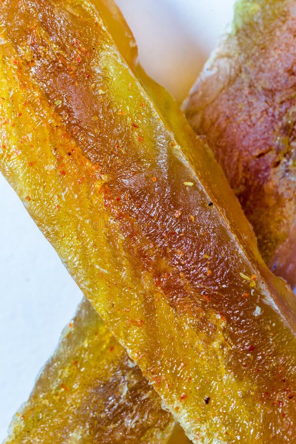 Macro Closeup of Salted Fish Snacks Stock Photo - Image of gourmet ...